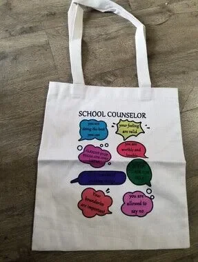 Bags | School Counselor Tote Bag Brand New | Poshmark